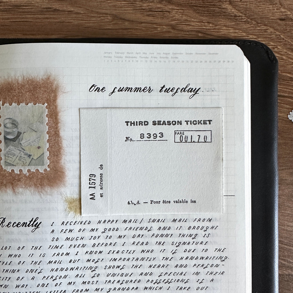 [Yohaku Memo Pad] Ticket – Baum-kuchen