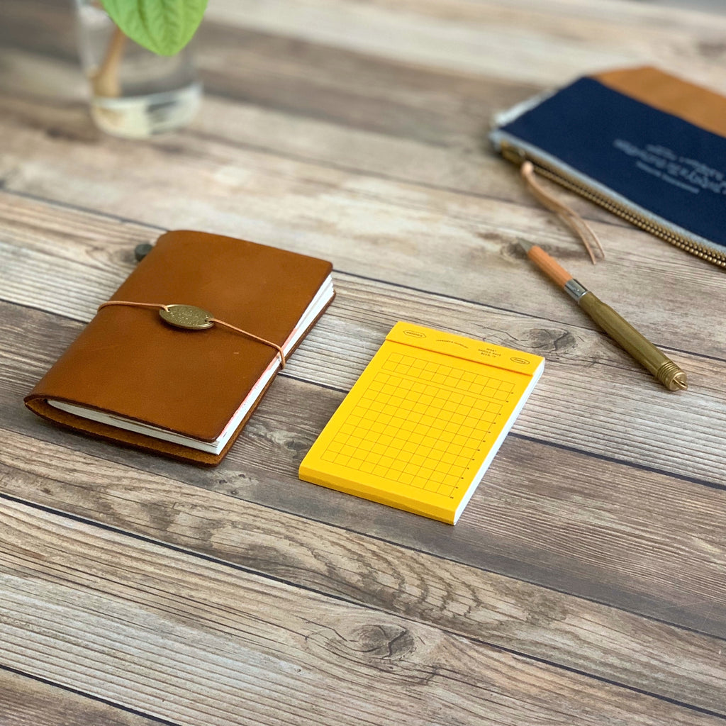 [Stalogy] Editor's Memo Pad & Sticky Note "Grid" – Baum-kuchen