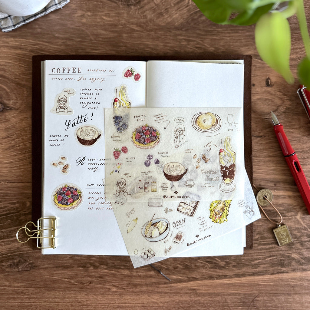 [BK Original Sticker] Food and Snacks – Baum-kuchen