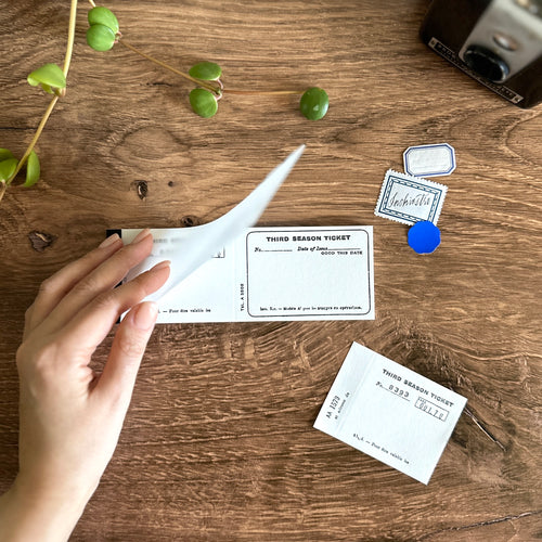 [Yohaku Memo Pad] Ticket – Baum-kuchen
