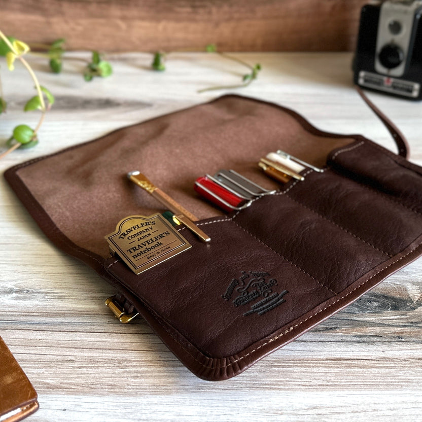 [TSL] Leather Pen Roll – Baum-kuchen