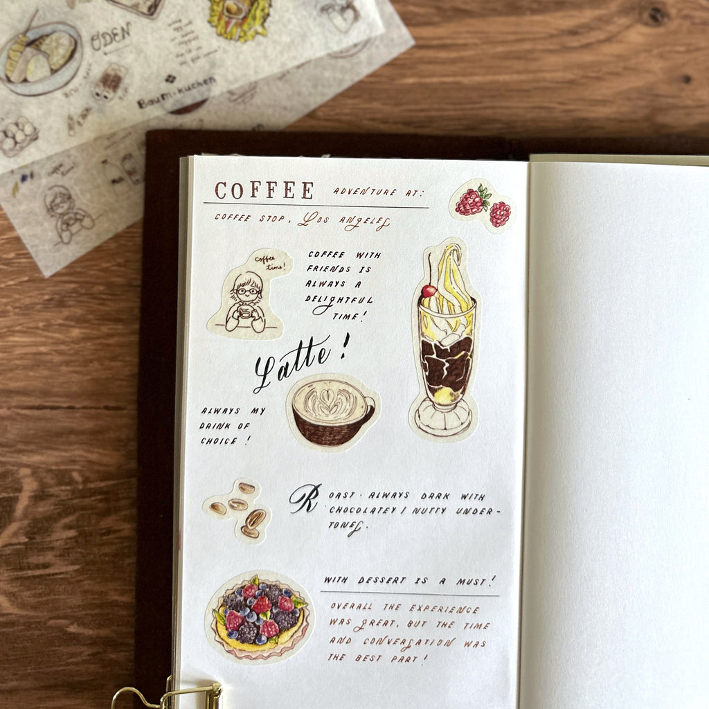 [BK Original Sticker] Food and Snacks – Baum-kuchen