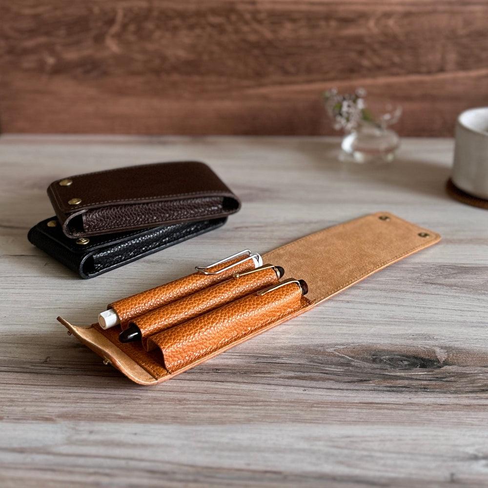 [TSL] Toscana Fountain Pen Case (3 pens) – Baum-kuchen