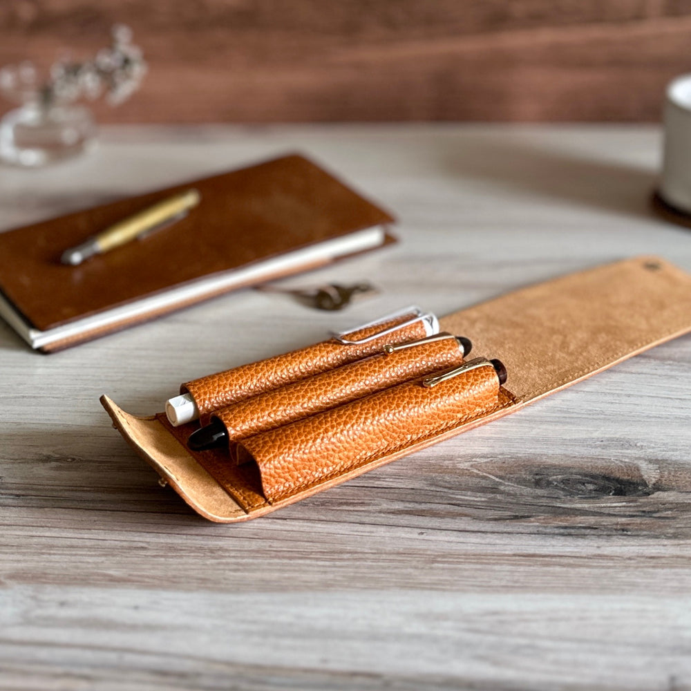 [TSL] Toscana Fountain Pen Case (3 pens) – Baum-kuchen