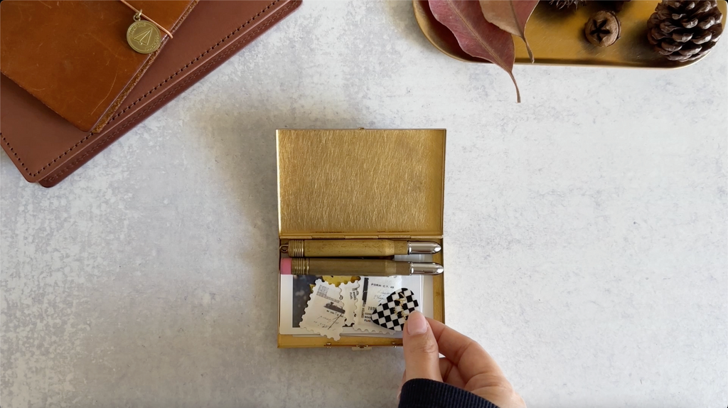 [PICUS] Brass Box Card Case – Baum-kuchen