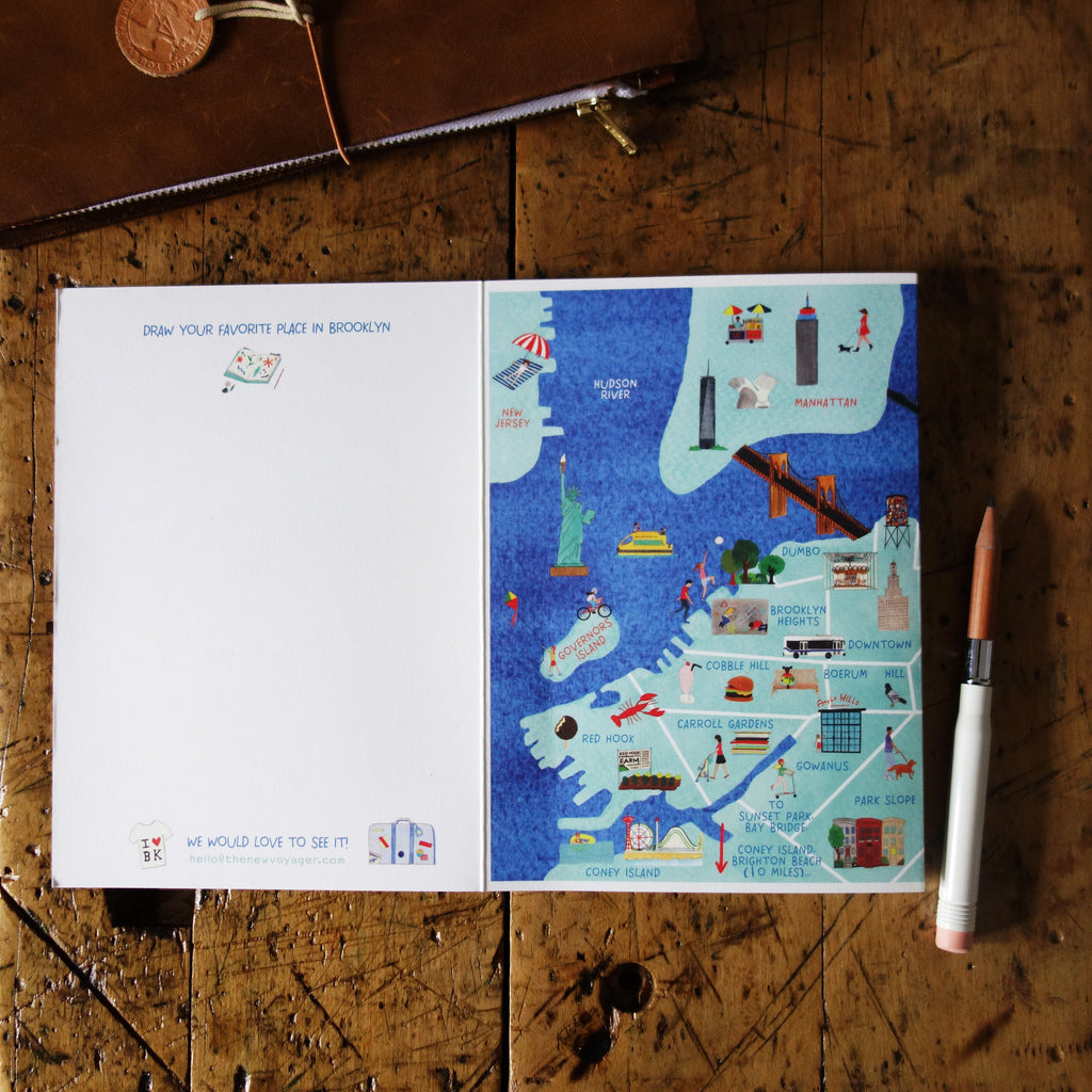 The New Voyager Map for Kids who Travel / Brooklyn – Baum-kuchen