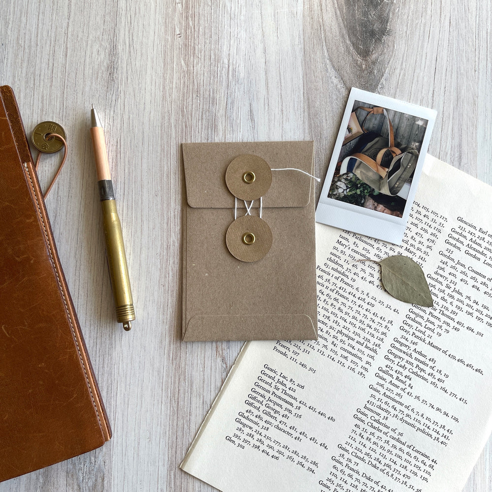 [TRC] Kraft Envelope with String / Small – Baum-kuchen