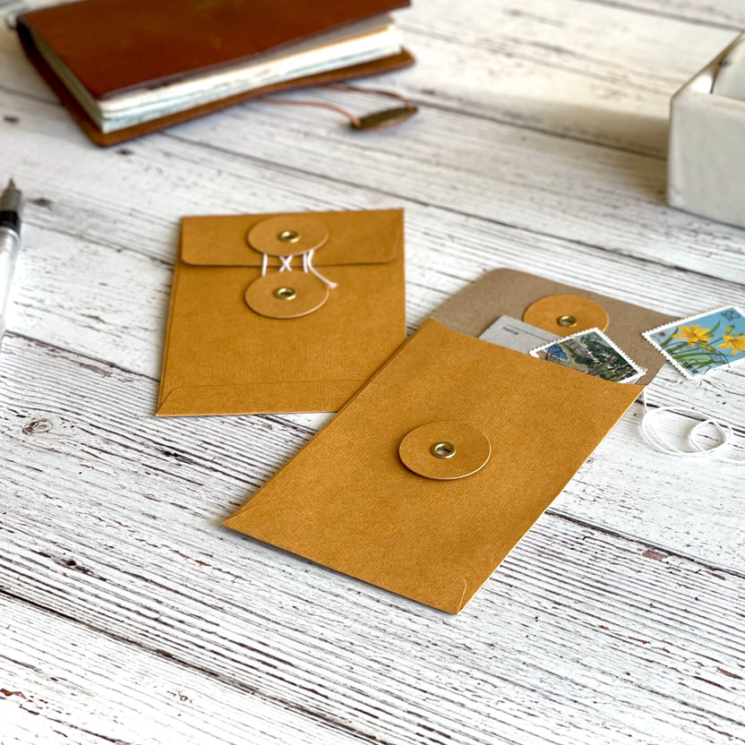 [TRC] Kraft Envelope with String / Small – Baum-kuchen