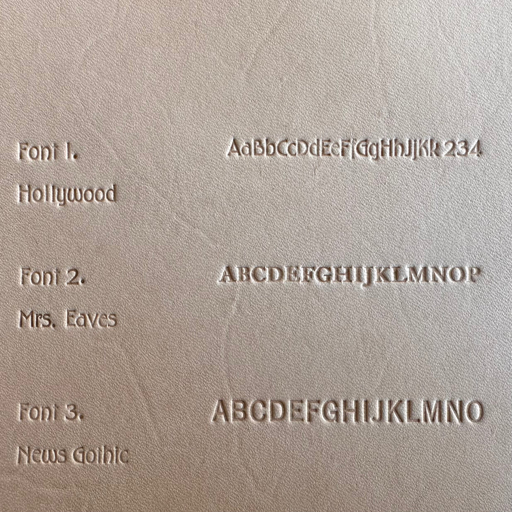 [TY Embossing] Custom Letter Embossing – Baum-kuchen